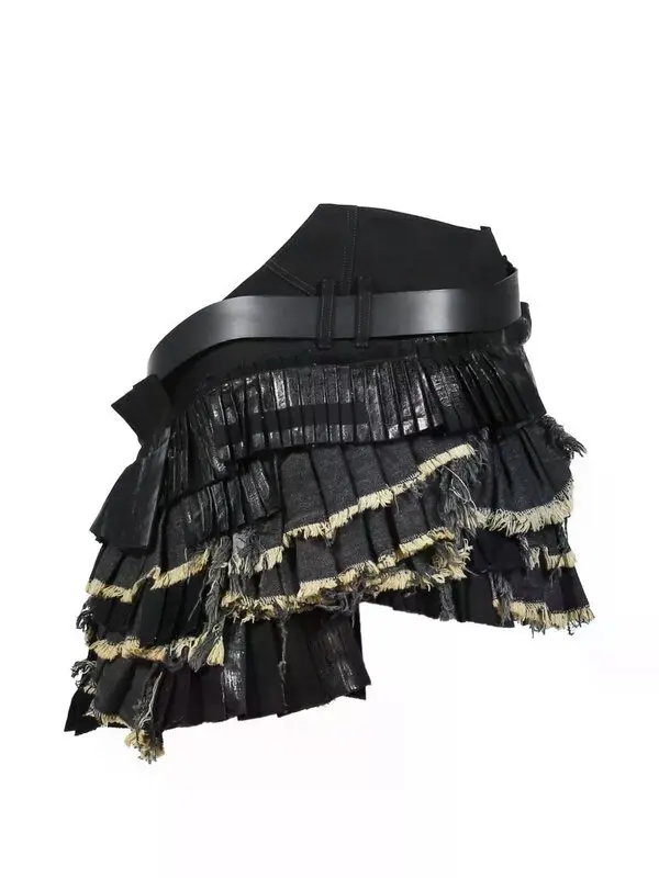 ONRUSH Asymmetric Layered Mini Skirt