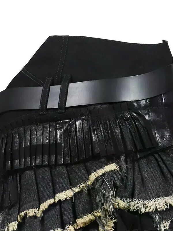 ONRUSH Asymmetric Layered Mini Skirt