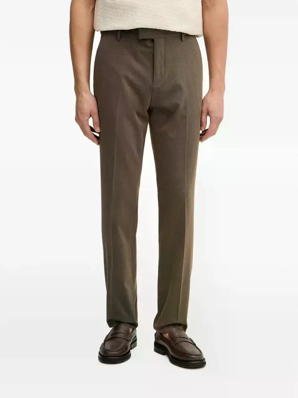 Sisley Micro-stripe Pressed-crease Trousers