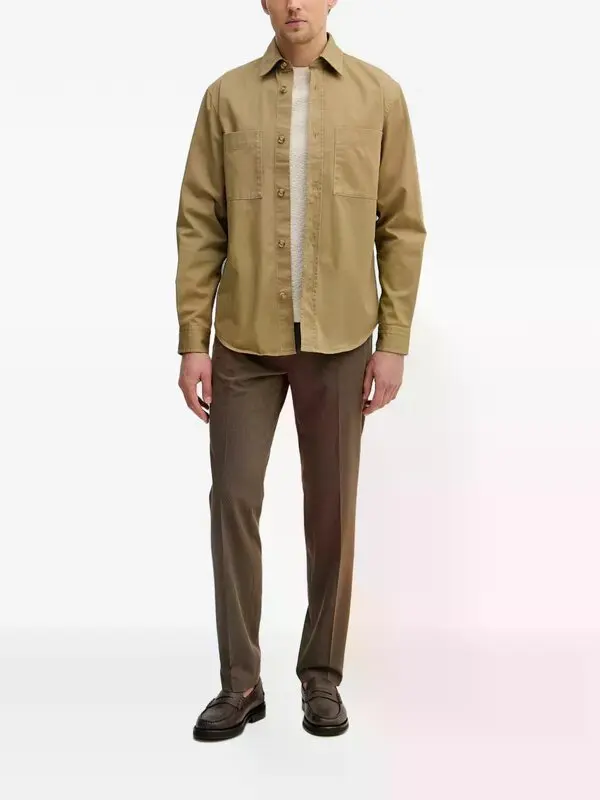Sisley Micro-stripe Pressed-crease Trousers