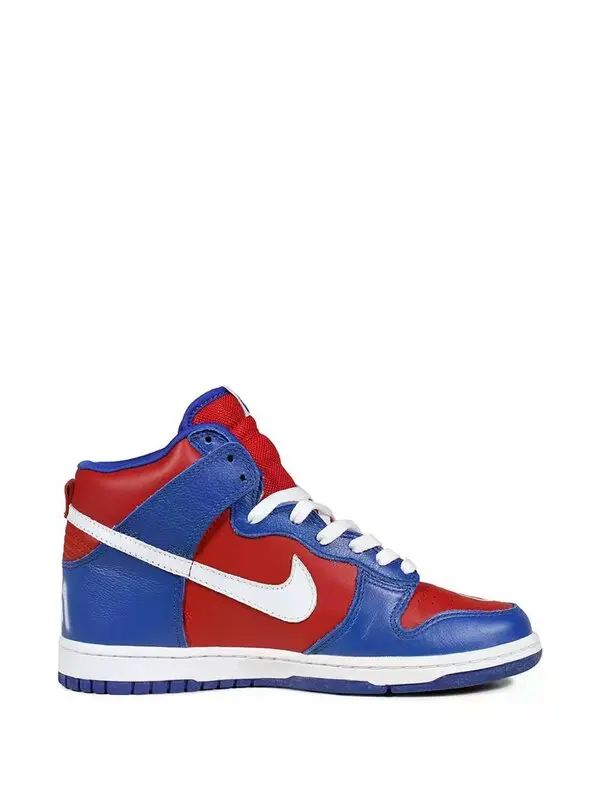 SWJP X Nike Dunk High Stencil-print Sneakers