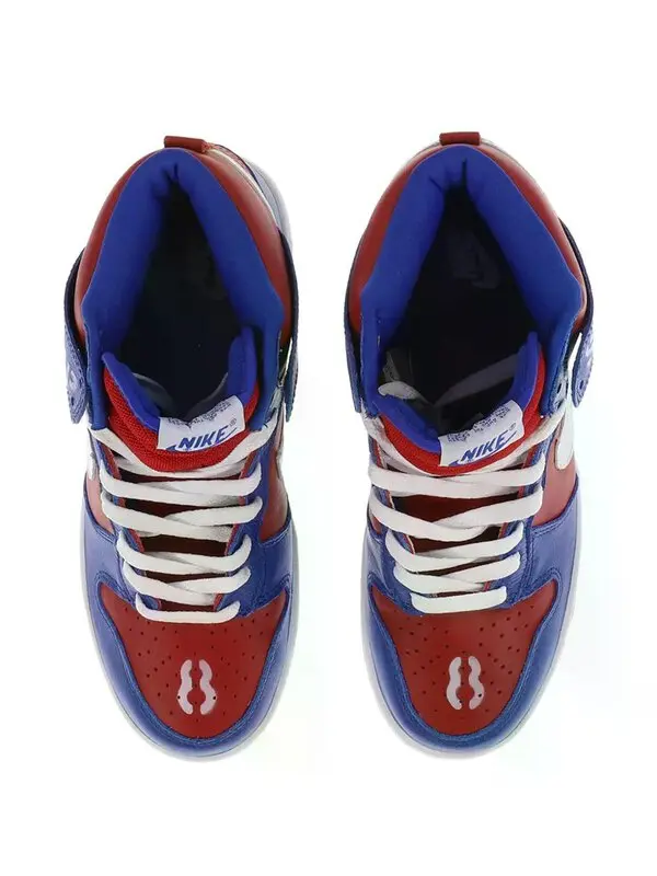 SWJP X Nike Dunk High Stencil-print Sneakers