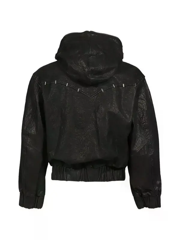 ROCKSTEADY X Jian Ye Nyx Hooded Leather Jacket