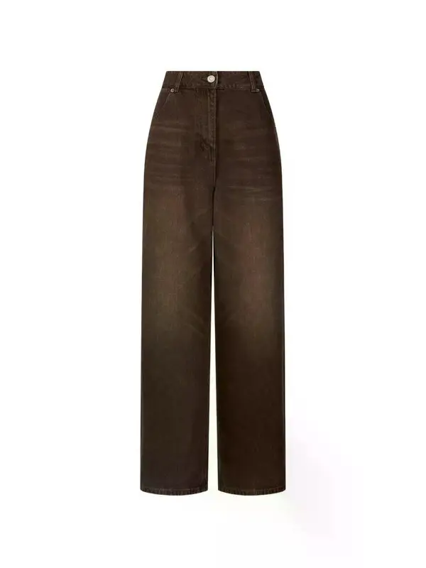 STUDIO TOMBOY Washed Wide-leg Jeans