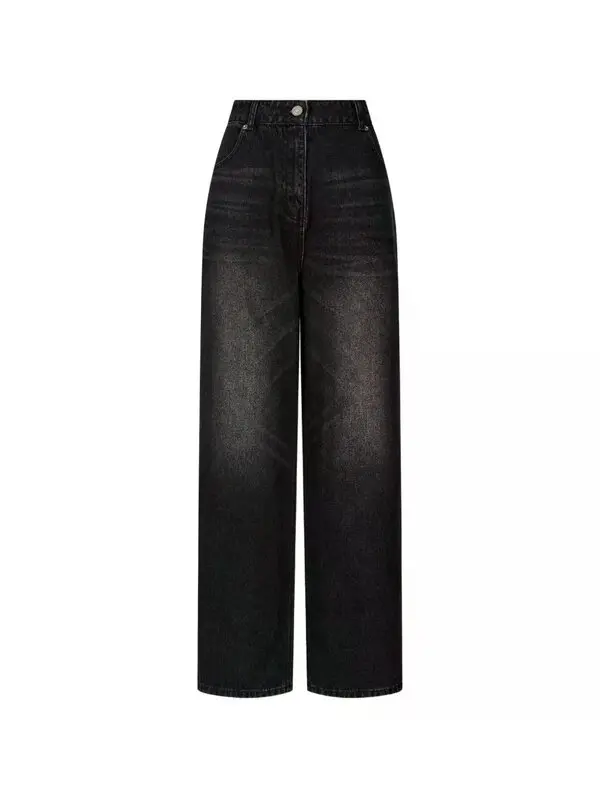 STUDIO TOMBOY Washed Wide-leg Jeans