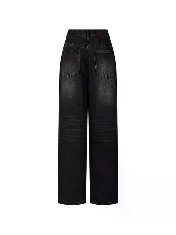 STUDIO TOMBOY Washed Wide-leg Jeans