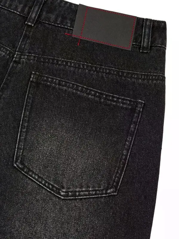 STUDIO TOMBOY Washed Wide-leg Jeans