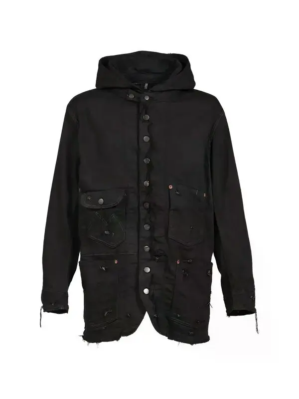 MINUS Home Chore Distressed Garment-dyed Jacket