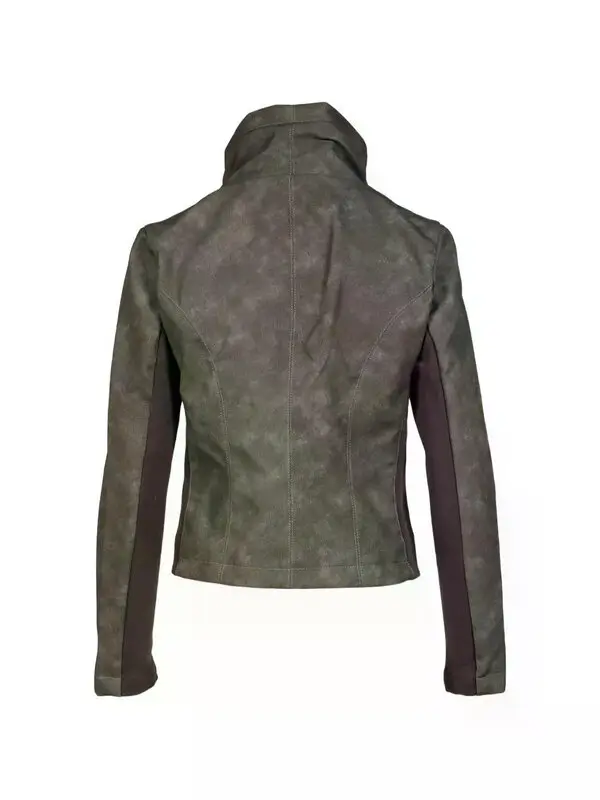 JADED LONDON Cera Clasp Funnel-neck Jacket