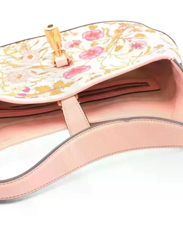 Gucci 2010s Jackie Flora Shoulder Bag