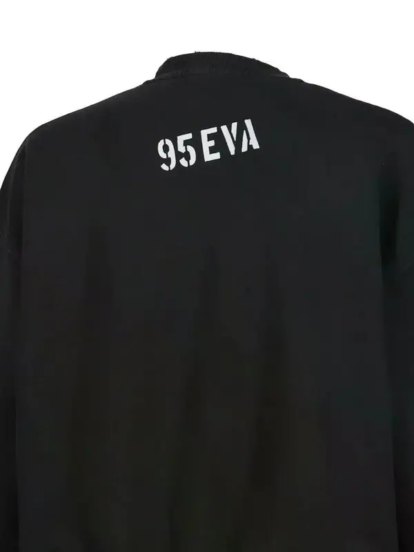 EVANGELI0N 95 Graphic-print Cotton Sweatshirt
