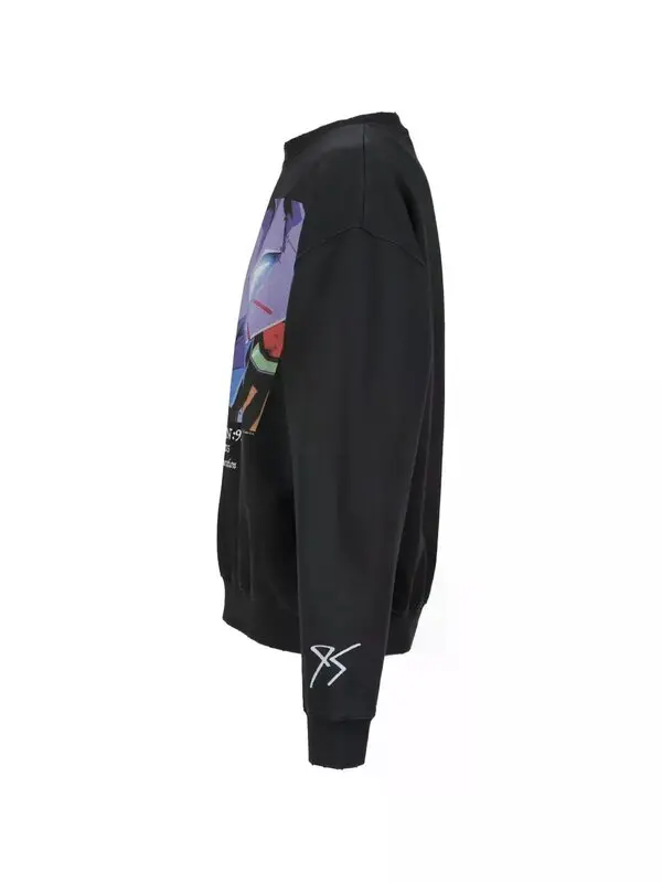 EVANGELI0N 95 Graphic-print Cotton Sweatshirt