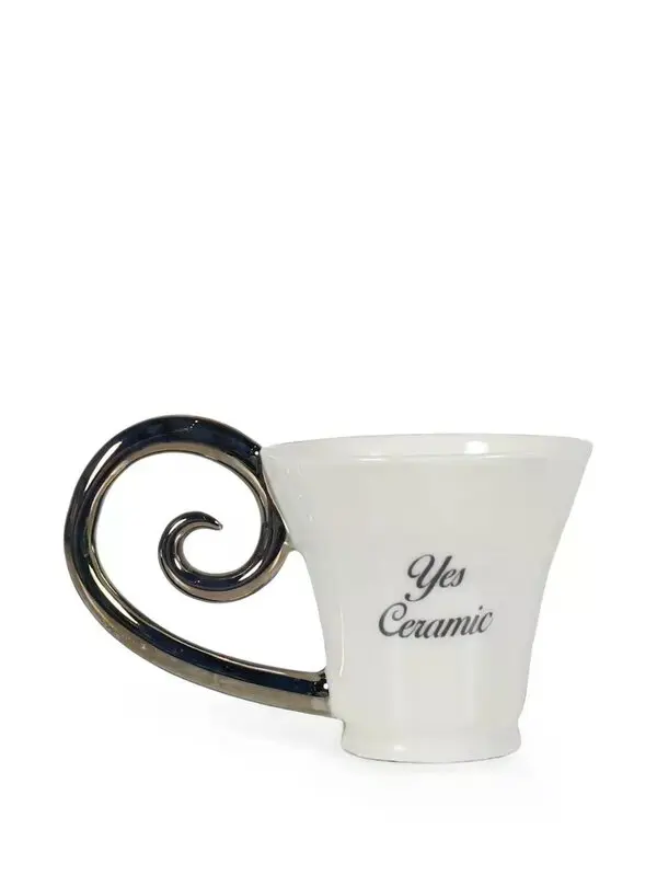 YESCERAMIC Not Your Basic Mug Platinum Mug