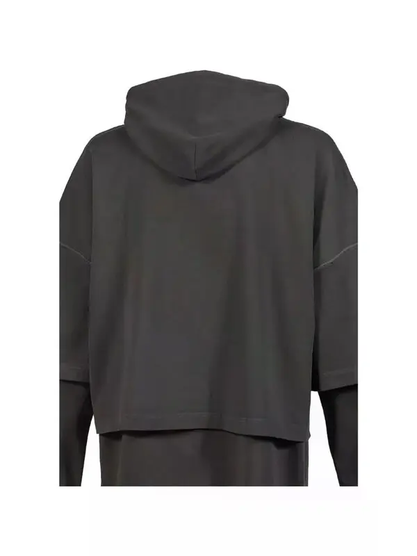 ARNODEFRANCE Layered-design Logo-print Hoodie