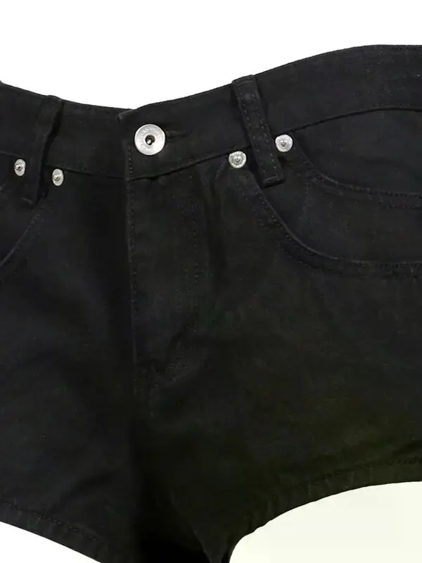 BOHEMSEO Distressed Double-pocket Mini Shorts