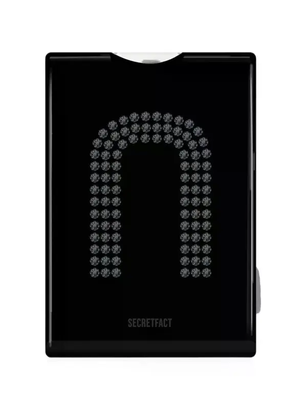 SECRETFACT Swarovski Crystal-embellished Card Holder - Black