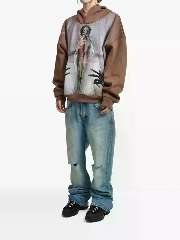 FORBIDDEN KNOWLEDGE Graphic-print Hoodie