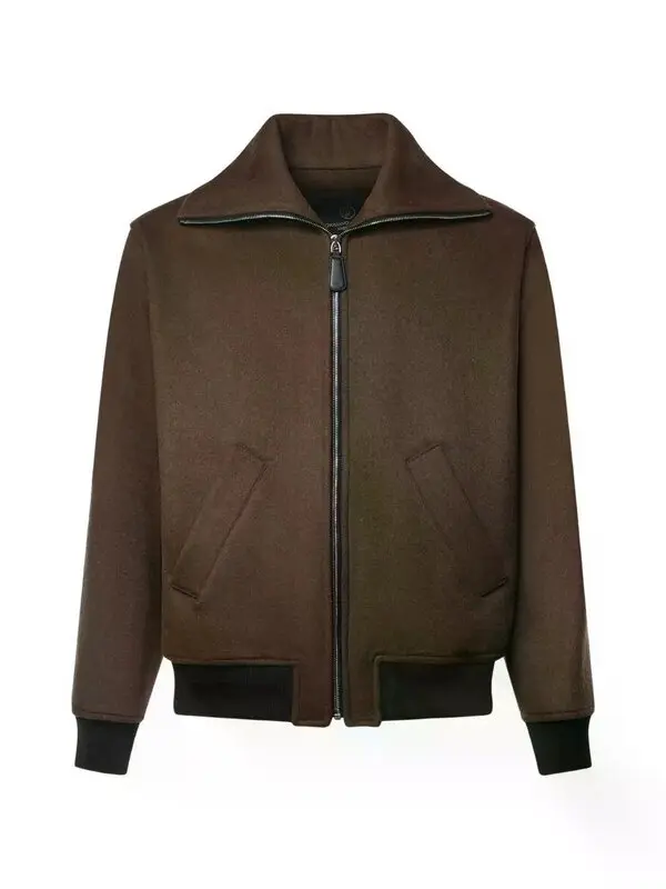 GIULIANO GALIANO Trudy Zip-up Bomber Jacket - Brown