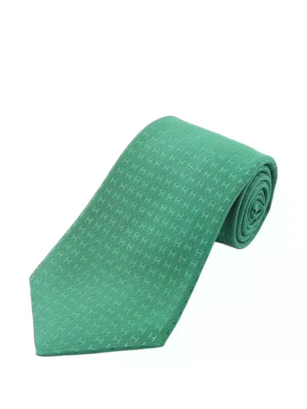 Hermès 2010s H-logo Tie
