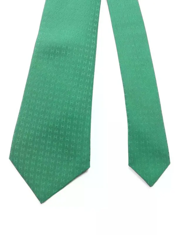 Hermès 2010s H-logo Tie