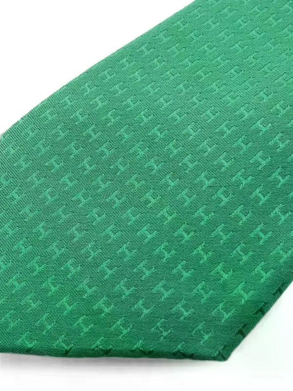 Hermès 2010s H-logo Tie