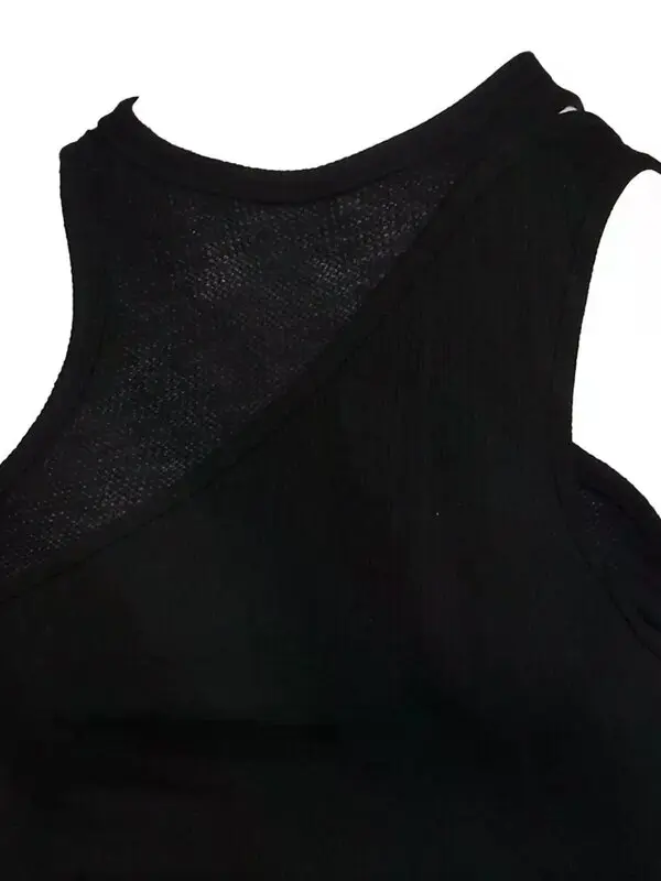 BOHEMSEO Layered Ruched-detail Tank Top