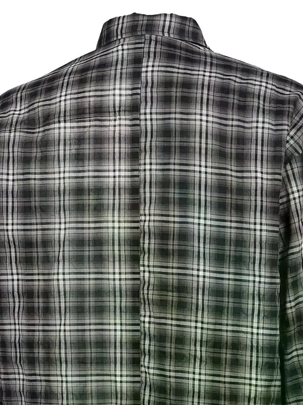 WIZZARD Asymmetric Checked Shirt