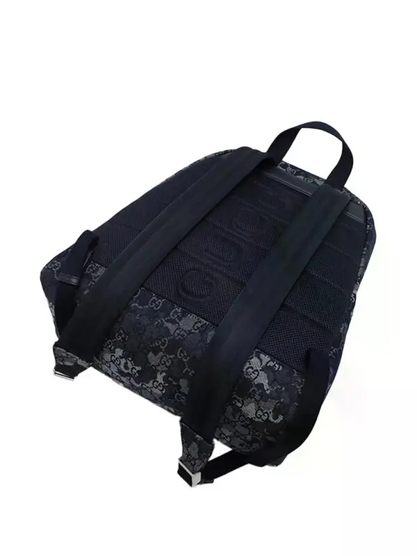 Gucci 2000-2015 Gg Denim Camouflage Backpack