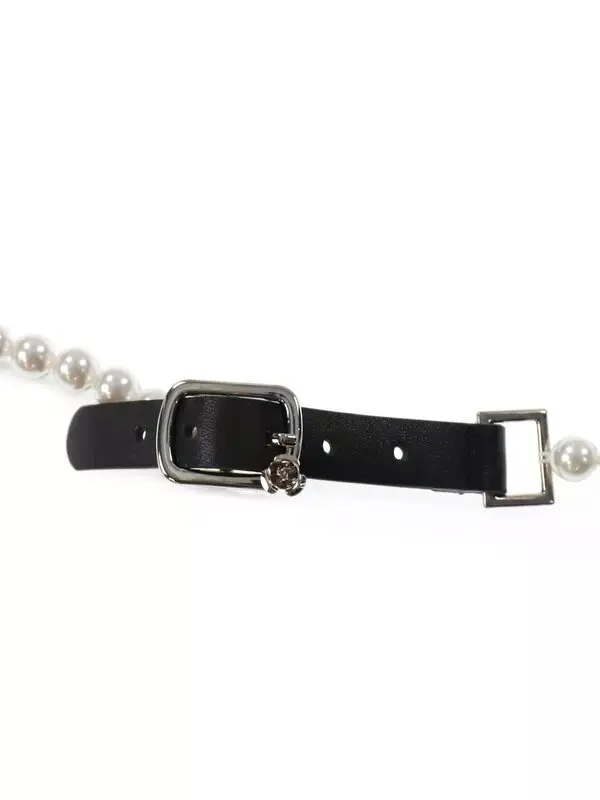 YELLOWSWALLOW Pearl-embellished Belt