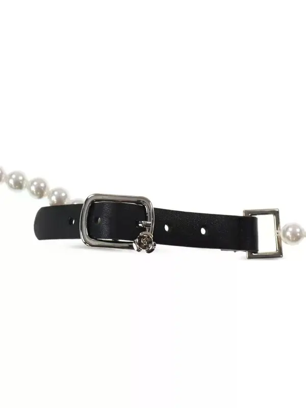 YELLOWSWALLOW Pearl-embellished Belt