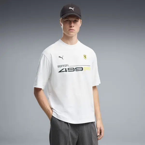 PUMA Scuderia Ferrari Hypercar 499 Graphic T-shirt - White