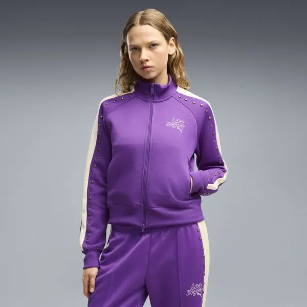 PUMA Las Vegas T7 Studded Track Jacket - Purple