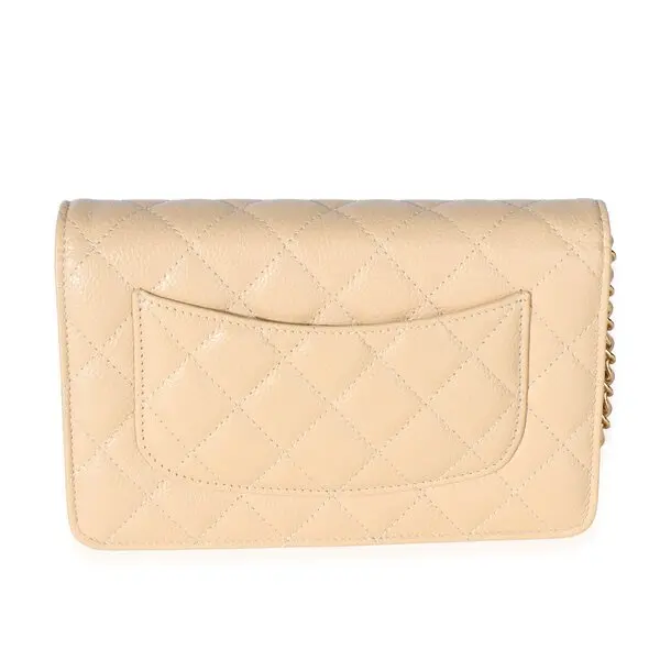Chanel Quilted Caviar Classic Wallet On Chain