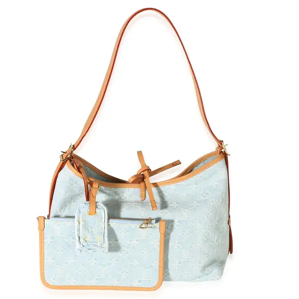 LOUIS VUITTON Monogram Denim Carryall Pm