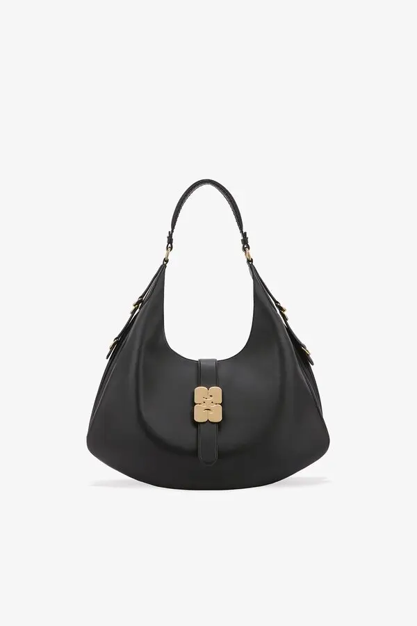 GANNI Large Kat Bag - Black