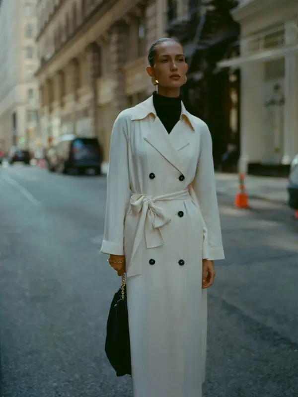 REFORMATION Rue Trench Coat