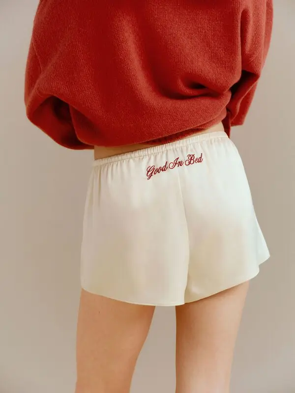 REFORMATION Gracie Satin Pajama Short