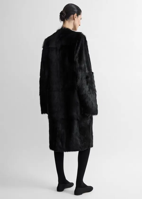 TOTEME Structured Shearling Coat