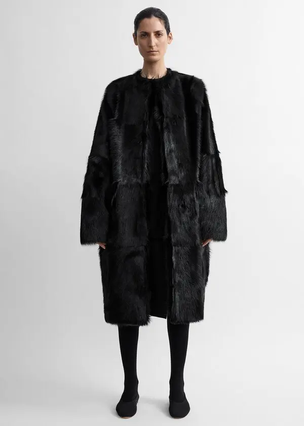 TOTEME Structured Shearling Coat