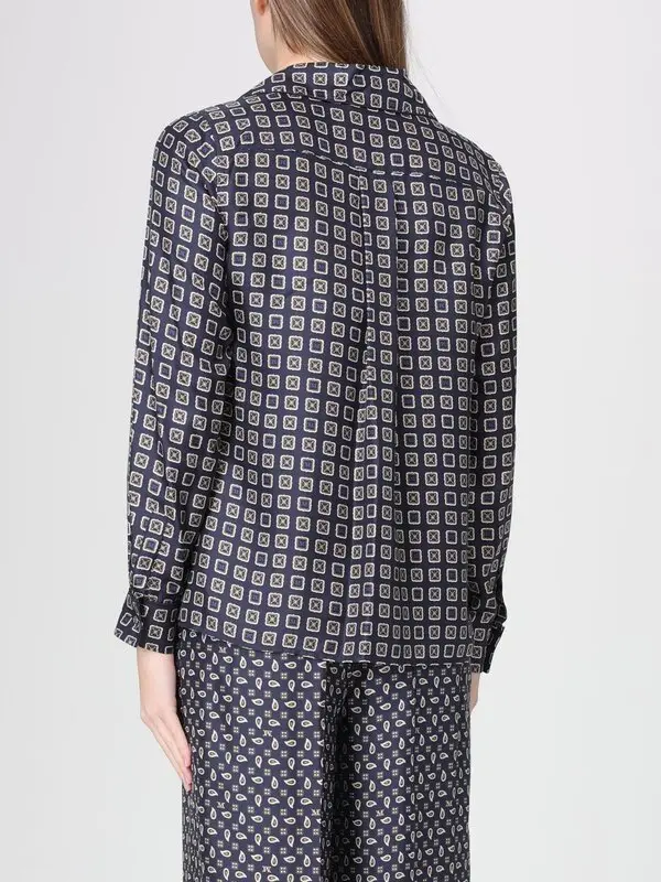Max Mara Disco Printed Silk Shirt