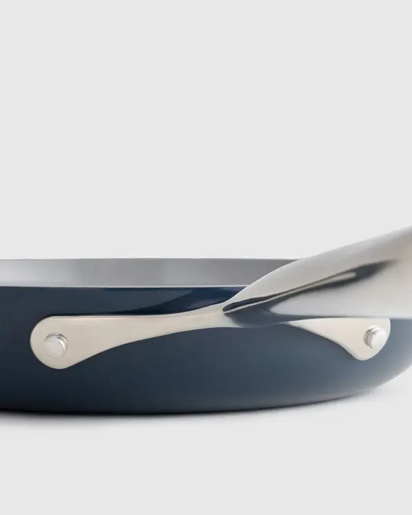 Quince Ceramic Nonstick Frying Pan Set: 10" & 12 - Navy
