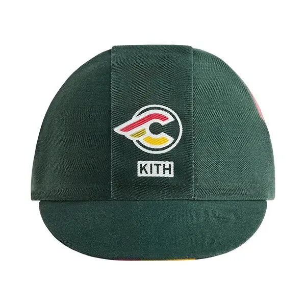 Kith For Cinelli Blocked Printed Cycling Cap 'stadium