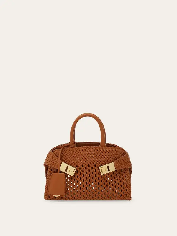 FERRAGAMO Hug Mini Handbag - Brown