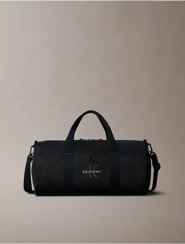 Calvin Klein Monologo Duffle Bag - Black