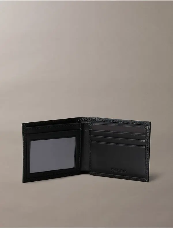 Calvin Klein Saffiano Leather Slim Bifold Wallet