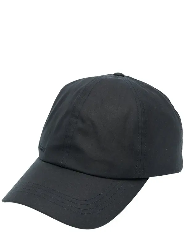 Barbour Adjustable Strap Cap With Gold Tone Hardware - Navy