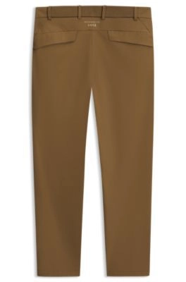 BOSS Porsche X Regular-fit Pants In Stretch Fabric