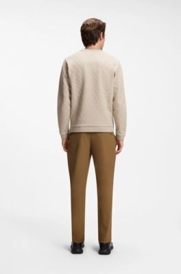 BOSS Porsche X Sweatshirt With Pasha Check Jacquard