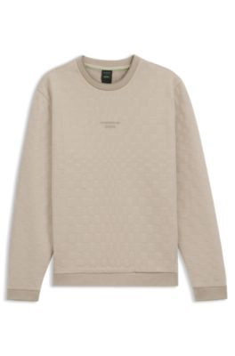 BOSS Porsche X Sweatshirt With Pasha Check Jacquard