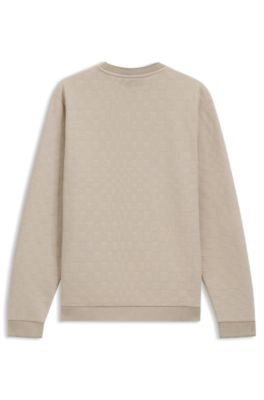 BOSS Porsche X Sweatshirt With Pasha Check Jacquard
